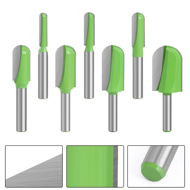 PROFESSIONAL GRADE DEEP Round Bottom 8mm Shank Router Bit for ...