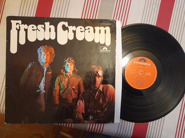 CREAM / FRESH cream (1966) LP original deutch POLYDOR 623031 Eric ...
