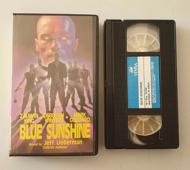 VHS: BLUE SUNSHINE 1977 US aka CABEZAS RAPADAS Terror Virus LSD Drugs ...