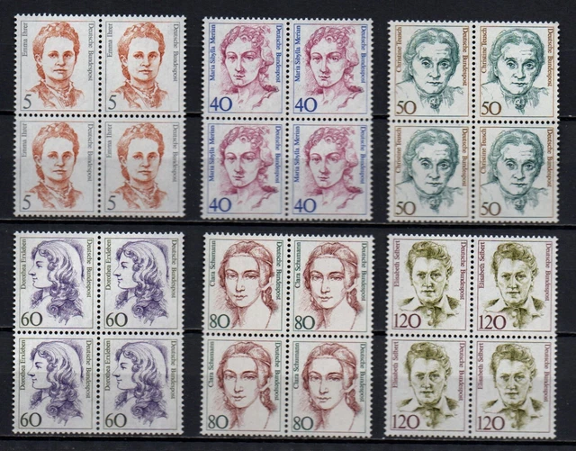 PERMANENT BRANDS BUND women of the German History four blocks mail s ...