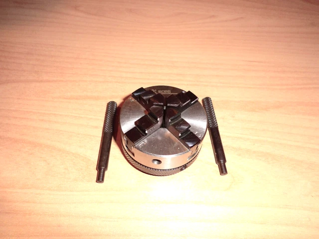 FOUR-JAW CHUCK CENTRIC D=50 new for EMCO Unimat 3 +4+ PC 4 jaw chuck ...