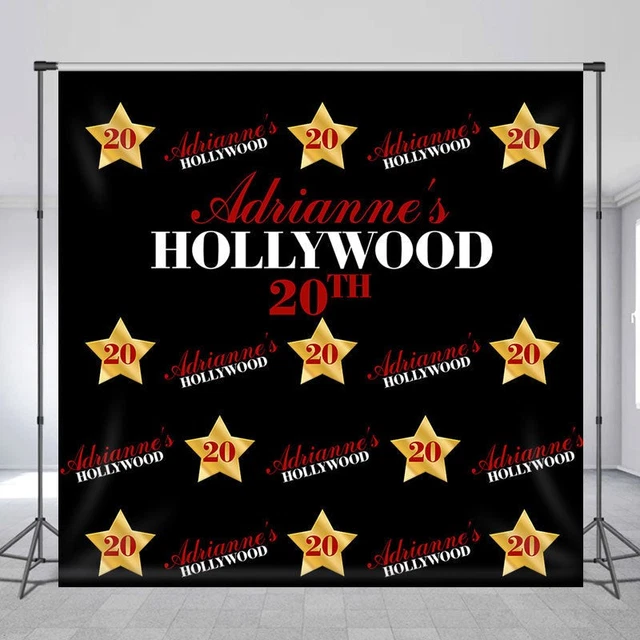 HOLLYWOOD 20TH CUSTOM Step And Repeat Backdrop $37.94 - PicClick AU