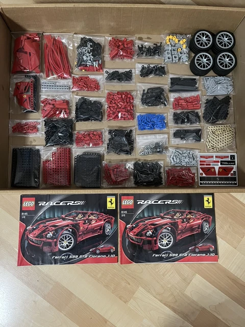 LEGO RACERS 8145 Ferrari 599 GTB and 8653 Enzo Ferrari. 100% complete ...