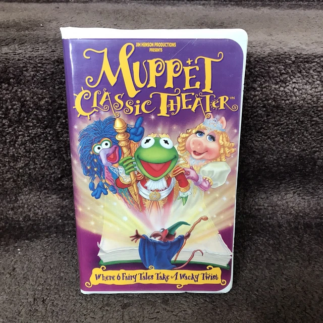 MUPPET CLASSIC THEATER VHS 1994 Jim Henson Kermit Gonzo Piggy Fozzie ...