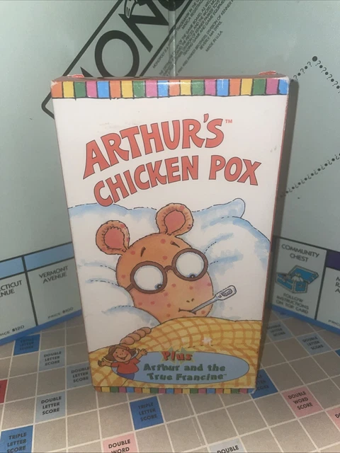 ARTHUR - ARTHURS Chicken Pox VHS Tape 1998 Plus Arthur And The True ...