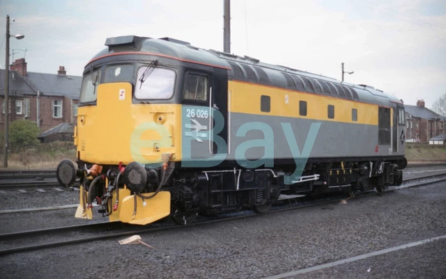 35MM RAILWAY NEGATIVE of Class 26 26026 @ Ayr Copyright to Buyer £4.99 ...