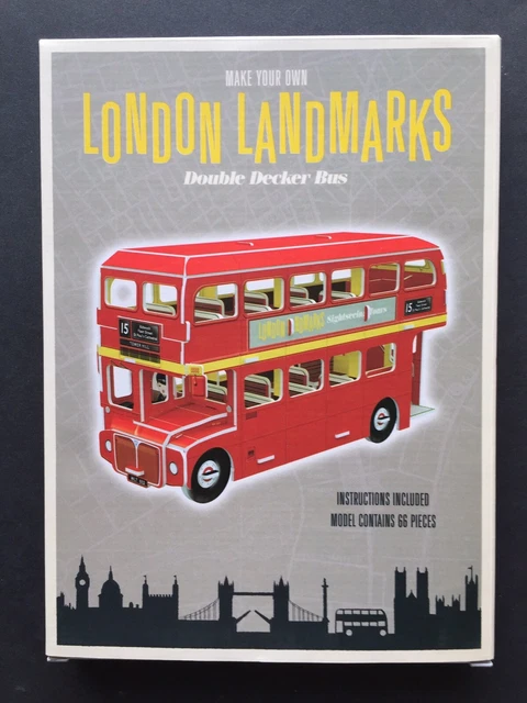 RED LONDON BUS Kit, Routemaster, Double Decker, Tourist Tour, Iconic ...