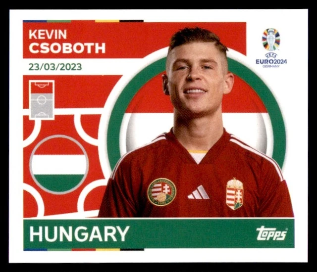 TOPPS UEFA EURO 2024 Sticker - Kevin Csoboth Hungary No. HUN19 £1.00 ...