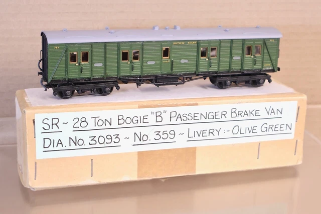 KIT PARKSIDE DUNDAS Construit Southern SR 28 Ton Bogie B Brake Van ...