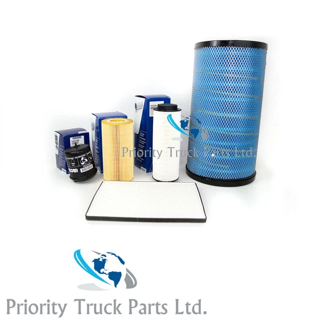 GENUINE DAF XF106 (2013-) Euro 6 Filter Service Kit - Oil Fuel Air Cab ...