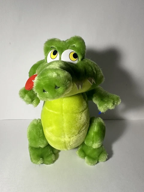 DISNEY ALLIGATOR TICK Tock Croc Plush Peter Pan Crocodile Captain Hook ...