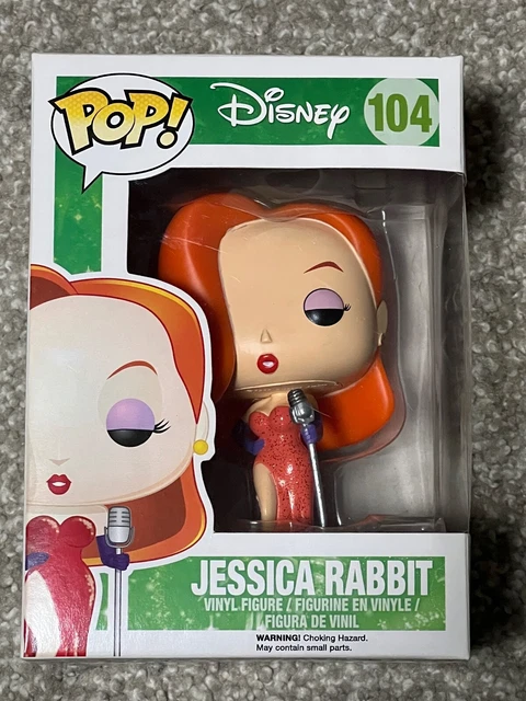 FUNKO POP! DISNEY Who Framed Roger Rabbit Jessica Rabbit #104 Vaulted ...