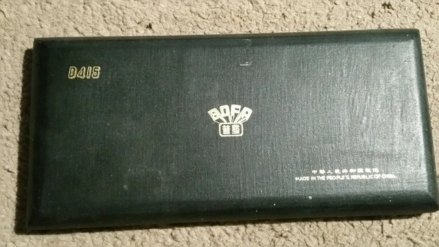 BOFA D415 TECHNICAL drawing compass Set and vintage set square £15.00 ...