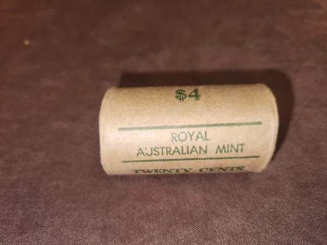 1982 20C ROYAL AUSTRALIAN MINT (RAM) ROLL OF 20 COINS UNC EUR 24,62 ...
