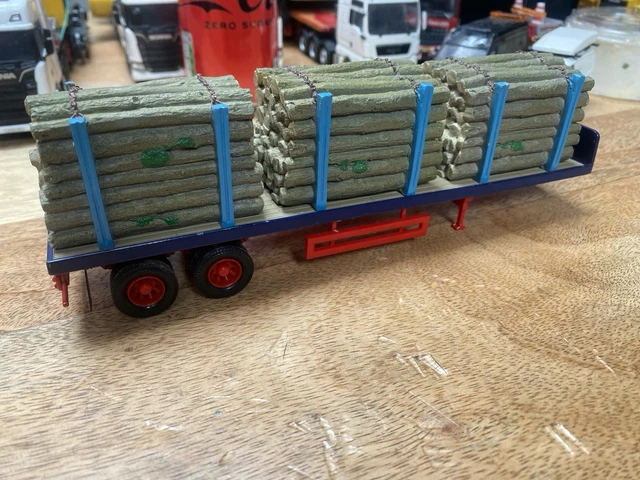 UNBOXED CORGI LOG Load Flatbed Trailer £1.75 - PicClick UK