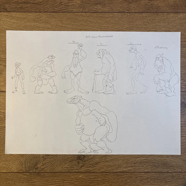 THE BFG COSGROVE Hall Big Friendly Giant Character BFG Scale ...