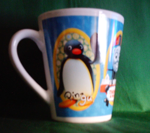 2007 PINGU/THOMAS/BOB THE Builder/Fireman Sam Ceramic Tea/Coffee Mug ...