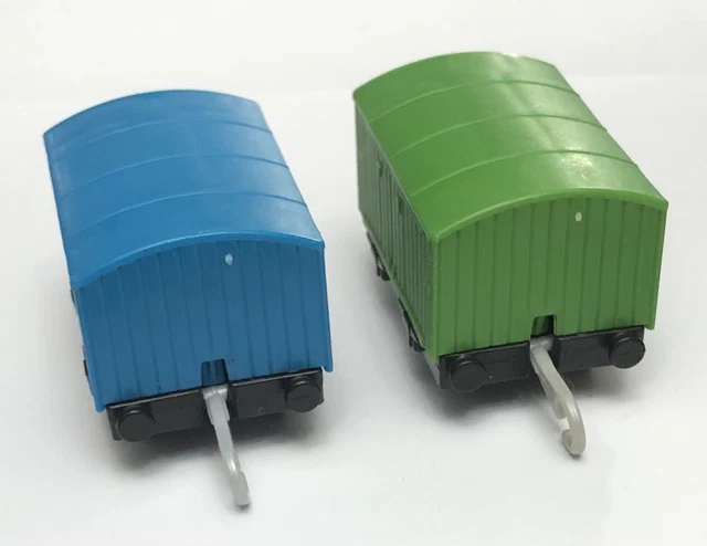 CARGO BOX CARS Thomas The Train Trackmaster Trailers Pull Behind Lot of ...