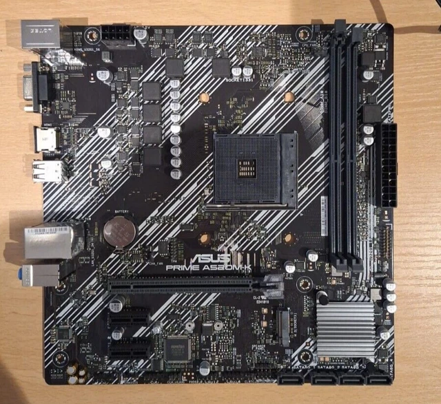 ASUS PRIME A520M-K AM4 Micro-ATX Motherboard - AMD Ryzen 5000 Support £ ...