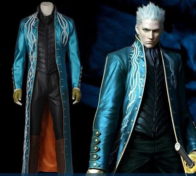 DEVIL MAY CRY 5 Vergil Cosplay Kostüm Outfit EUR 189,90 - PicClick DE