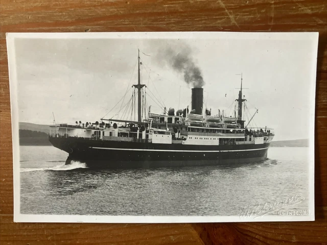 MERCHANT NAVY POSTCARD Brocklebank Line Steamship SS Mahratta? 580 £2. ...