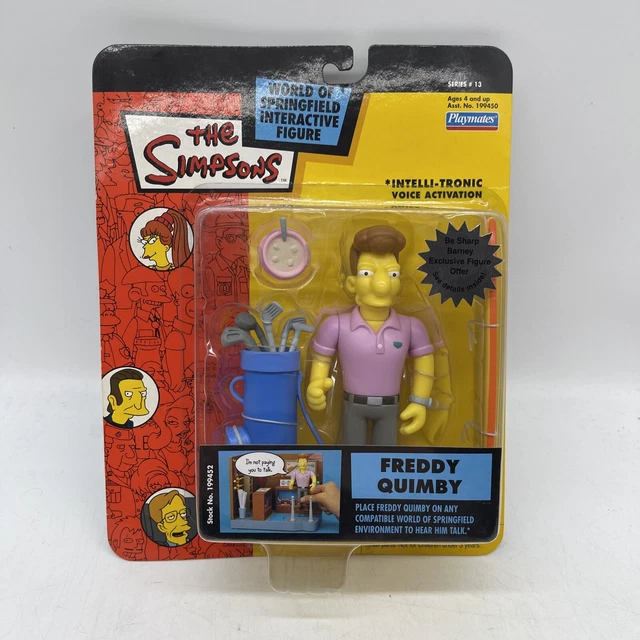 THE SIMPSONS FREDDY Quimby Figure World of Springfield WOS 2003 £27.00 ...