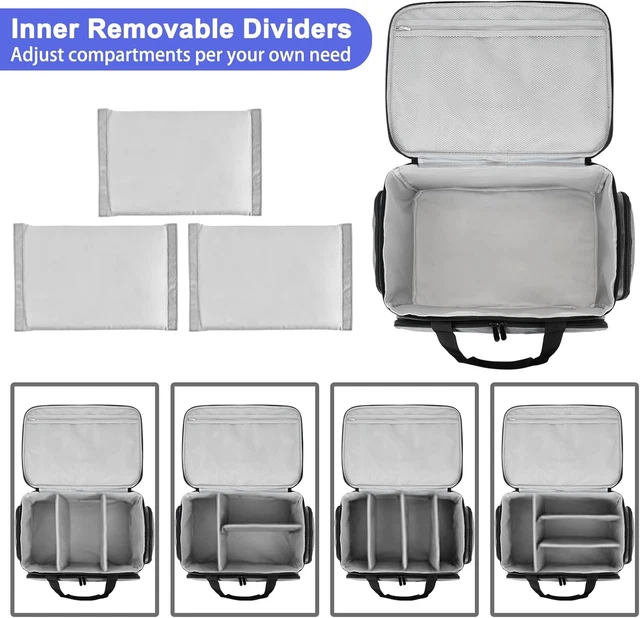 MEDICAL SUPPLIES BAG,FIRST Aid Case Empty,Nurse Bag with Detachable ...