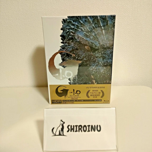 GODZILLA MINUS ONE Deluxe Edition 4K Ultra HD + 3 Blu-ray + 2 livrets ...
