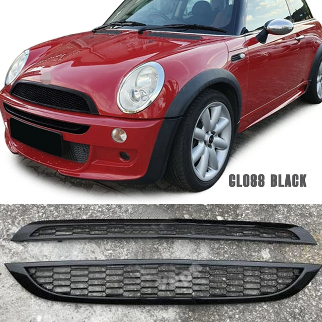 MINI COOPER ONE cooper & cooper S R50 R52 R53 Gloss black front grille ...