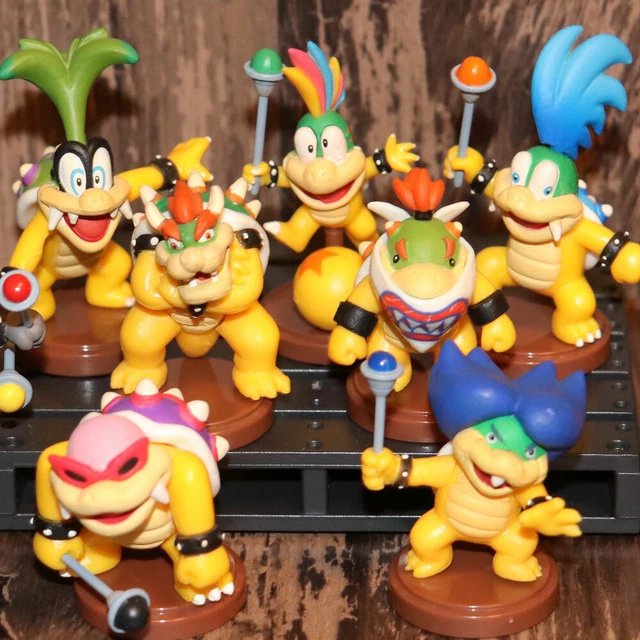 CHOCO EGG SUPER MARIO Bros. Bowser Koopalings Koopa Team Mini Figure ...