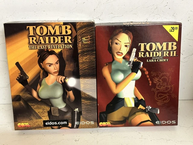 TOMB RAIDER 2 And THE LAST REVELATION Pc Big Box Free Uk Post £22.99 ...