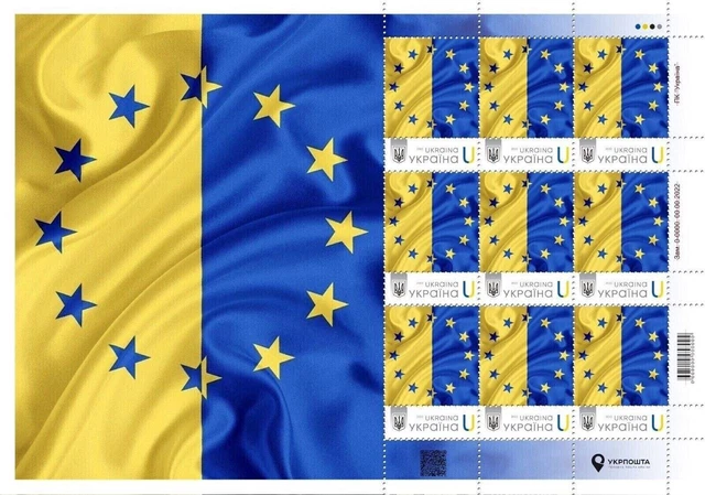 RARE LIMITED STAMPS War in Ukraine 2025 - European Union🇪🇺🇺🇦 £17.06 ...