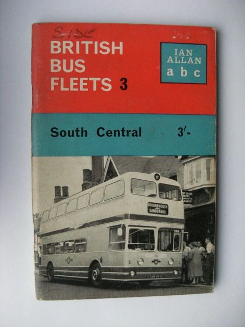 1963 IAN ALLAN ABC Bus Spotter Fleet Book South Central (Ref AS1) £2.95 ...