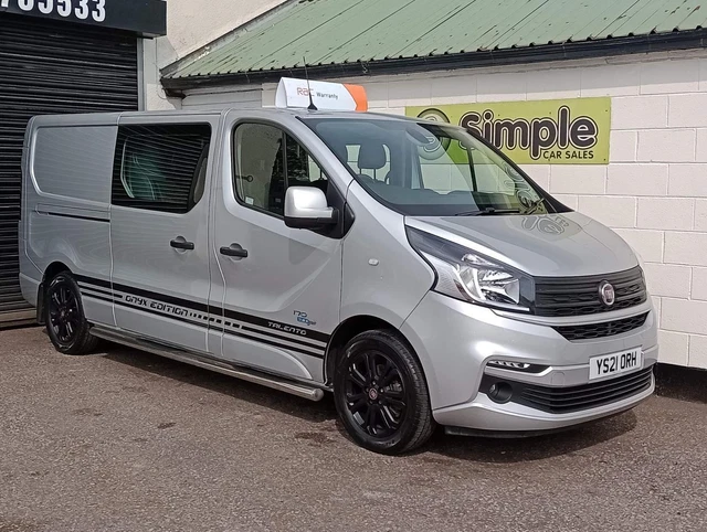 2021 FIAT TALENTO 2.0 MultiJet 12 Onyx Edition Crew Van Euro 6 (s/s ...