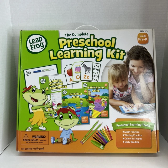 LEAP FROG THE Complete Preschool Learning Kit Beginning Math Reading ...