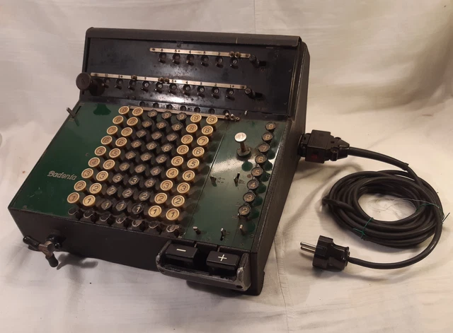 MACHINE À CALCULER Badenia TE 13 électrique modèle d'avant-guerre 1930 ...