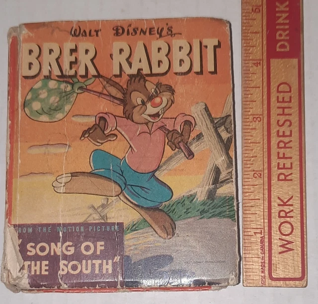 WALT DISNEYS BRER Rabbit Song Of The South Book 1947 Whitman Publishing ...