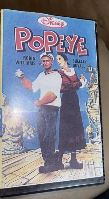 POPEYE (VHS) VIDEO Film Robin Williams Walt Disney £8.47 - PicClick UK