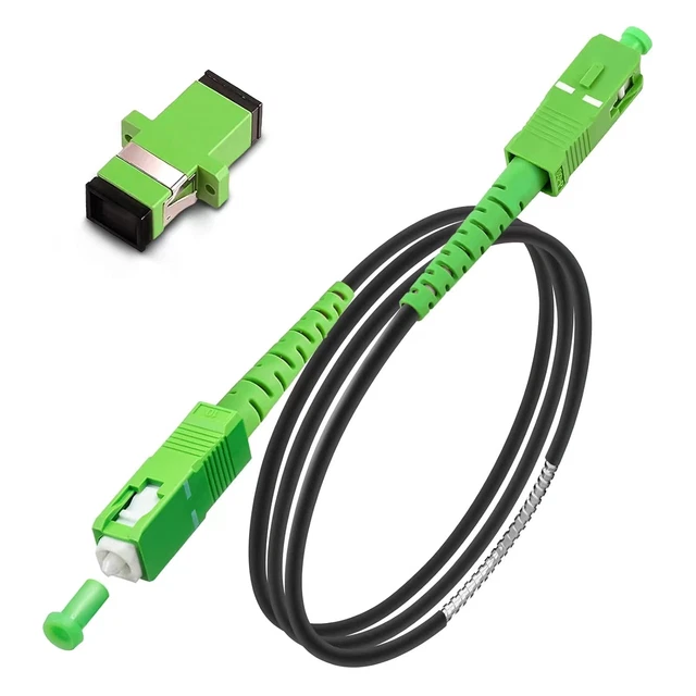 SC/APC TO SC/APC Fiber Optic Internet Cable, Armored Single Mode Patch ...