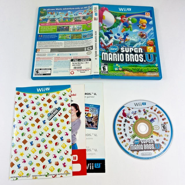 NEW SUPER MARIO Bros. U Game for Nintendo Wii U (2012) Complete CiB ...