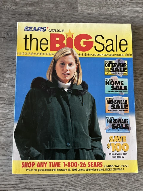 SEARS 1997 FALL Winter The Big Sale Values Catalog Fashion Electronics ...