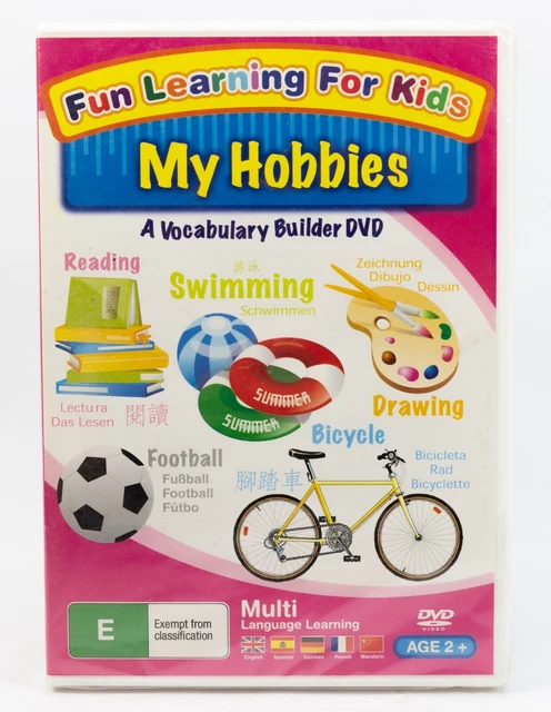 VOCABULARY BUILDER DVD Childrens Learning My Hobbies $14.50 - PicClick AU