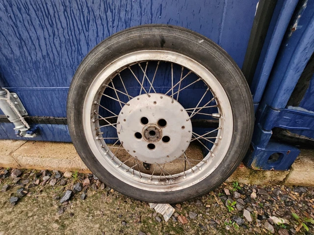 BSA A65 B34 A10 Rocket Goldstar Spitfire 190mm Front Wheel With Borrani ...
