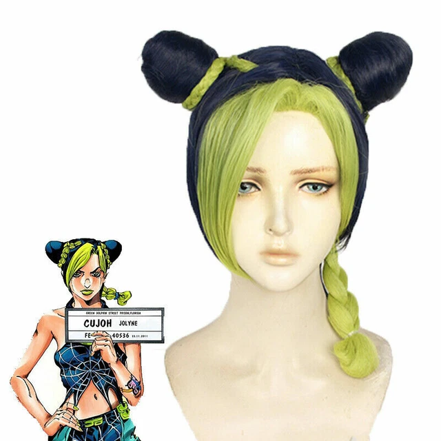 PERRUQUE JOJO'S BIZARRE Adventure Jolyne Kujo Jolyne Cujoh cosplay ...