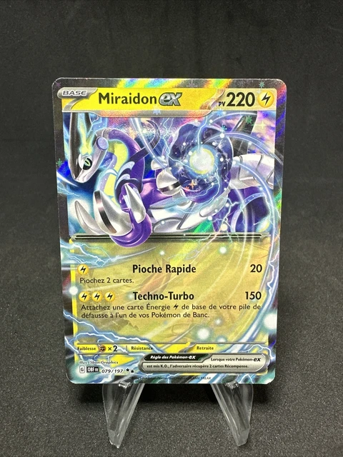CARTE POKÉMON MIRAIDON EX 079/197 Flammes obsidiennes EV03 EUR 3,00 ...