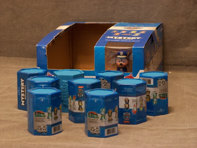 HALLMARK MYSTERY ORNAMENTS Nickelodeon Paw Patrol Box of 9 Sealed and ...