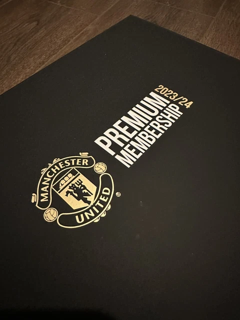 MANCHESTER UNITED PREMIUM Membership Gift Box 2023-24 Season Brand New ...