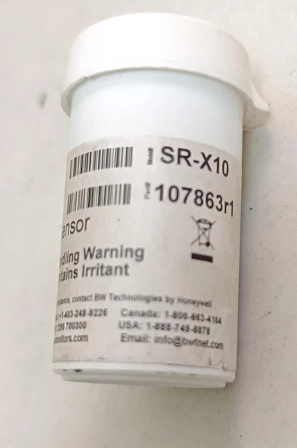 BW TECHNOLOGIES SR-X10 Replacement sensor Oxygen (O2) Sensor 4OX-2L p/n ...