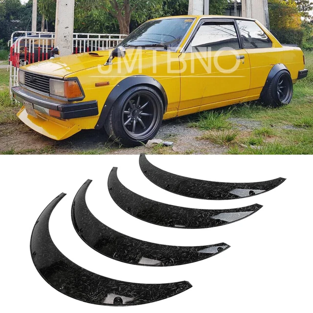 CAR FENDER FLARES Extra Wide Body Kit Wheel Arches For Toyota Corolla ...