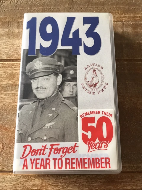A YEAR TO Remember 1943 VHS Video British Pathe News History In Motion ...